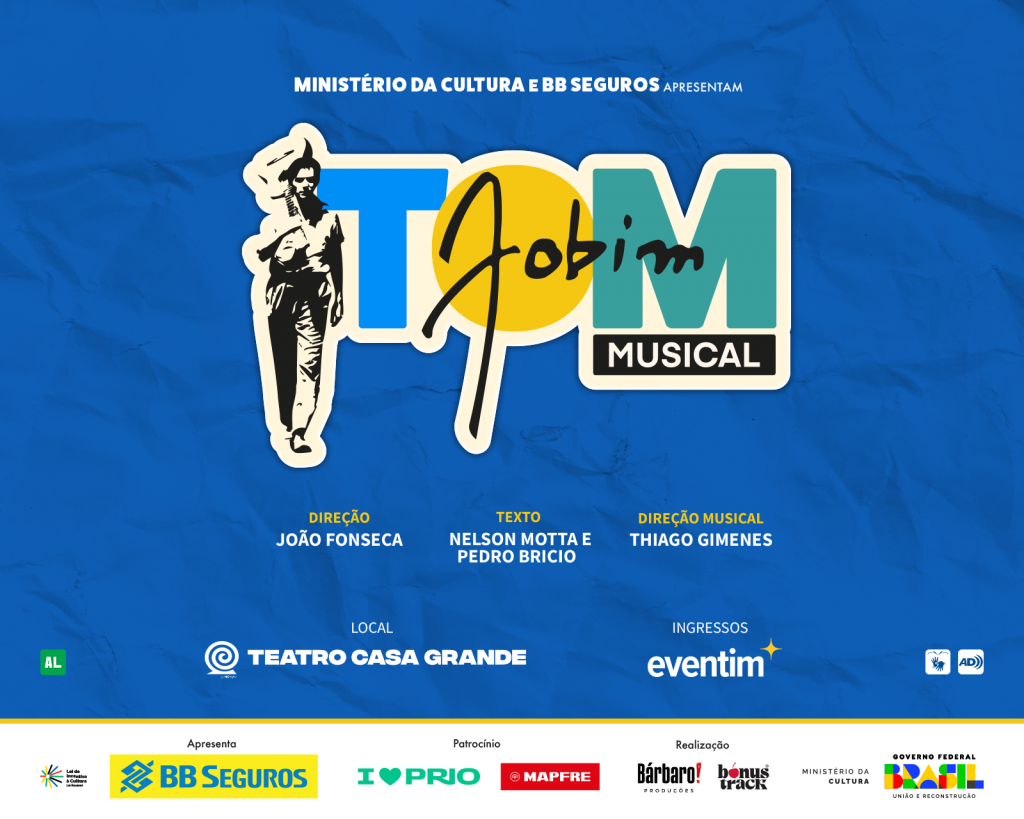Tom Jobim Musical estreia em outubro no Rio de Janeiro para celebrar 30 ...